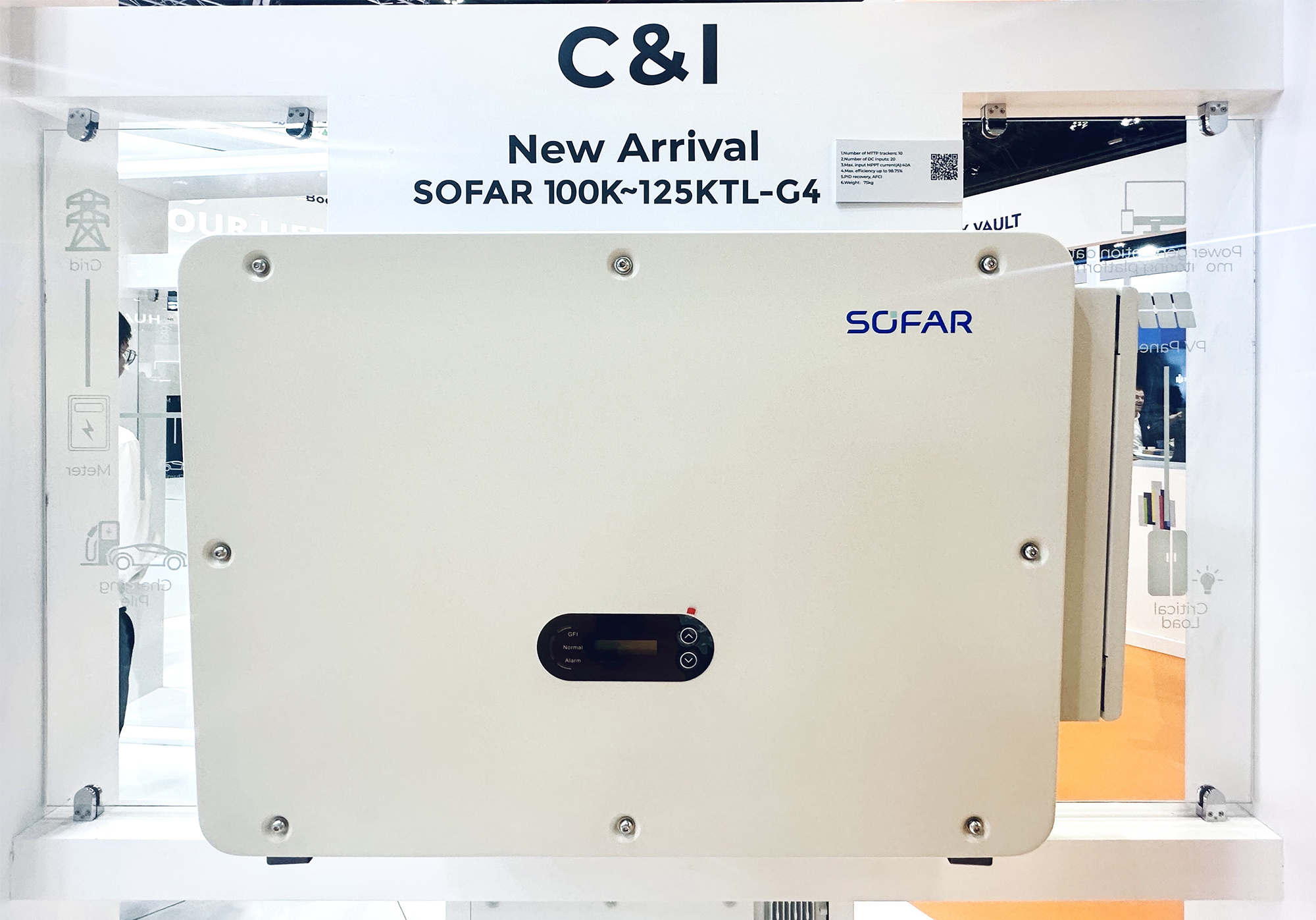 SOFAR Launches 100-125kW C&I PV Solutions Globally at WFES 2023_SOFAR
